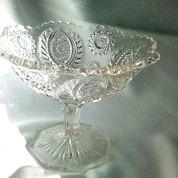 Bath | Lovely Pressed Glass Vintage Compote | Poshmark